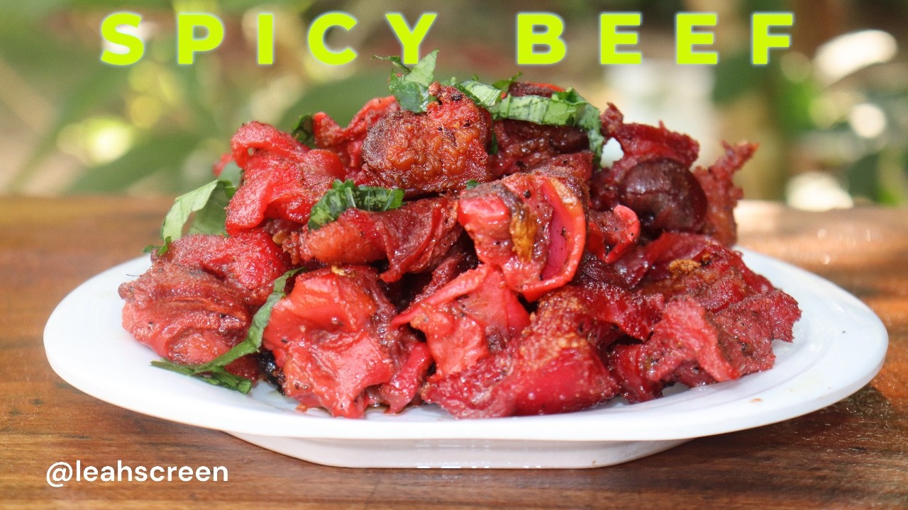 HOW TO MAKE SPICY BEEF MEAT - RECIPE!! | Cuisine Tasty Food, Cooking ...