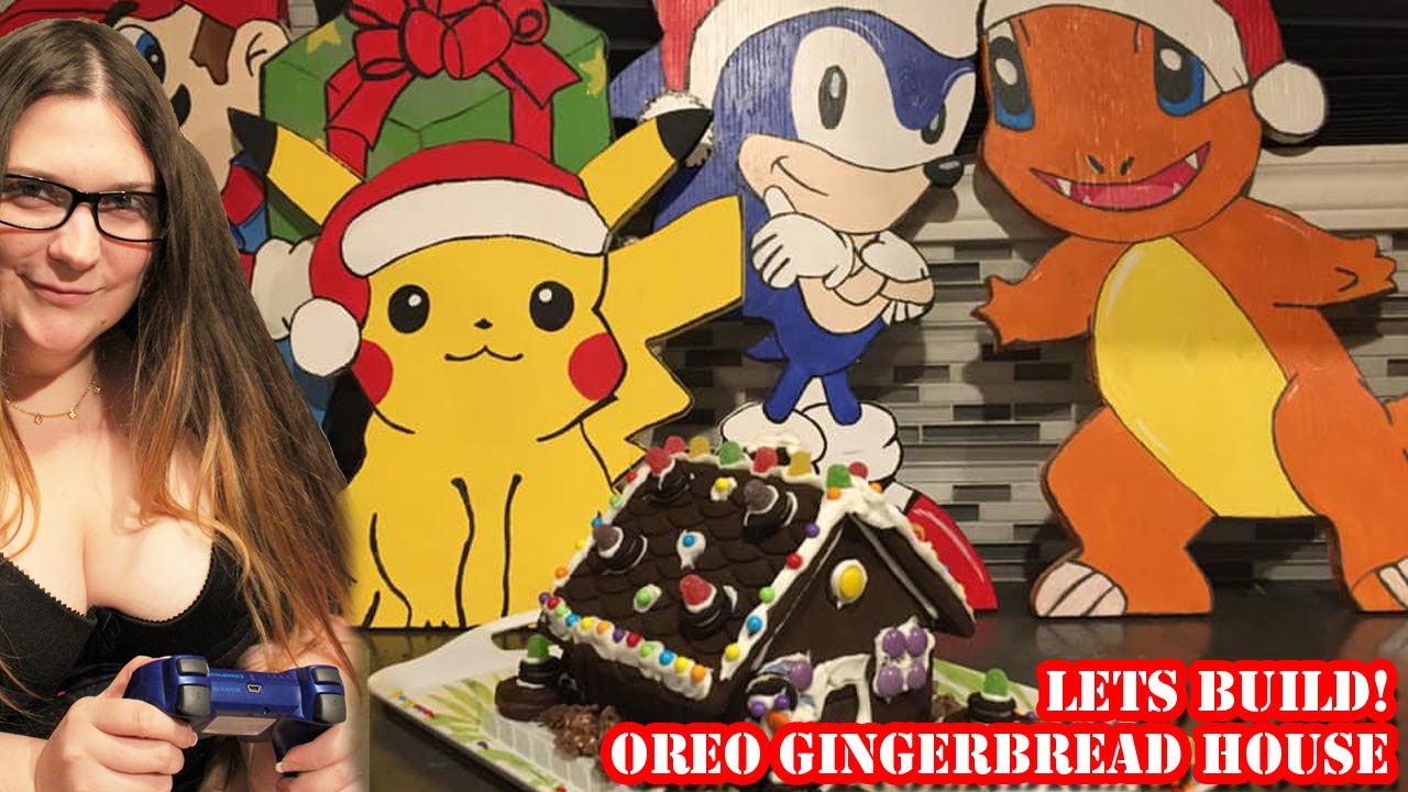 Lets Build the Oreo Gingerbread House (Christmas) - YouTube