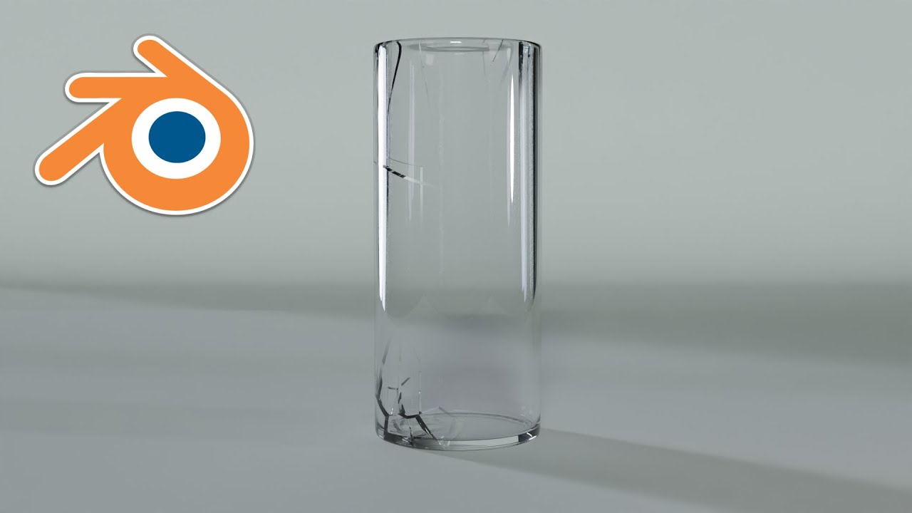 Breaking glass animation in Blender 60 fps - YouTube
