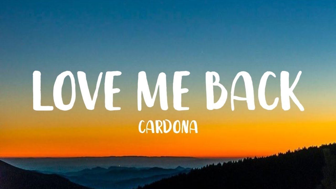 Trinidad Cardona - Love Me Back (Lyrics) - YouTube