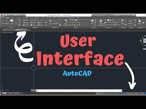User Interface | Ribbon, Status Bar, Application Menu | AutoCAD Essentials