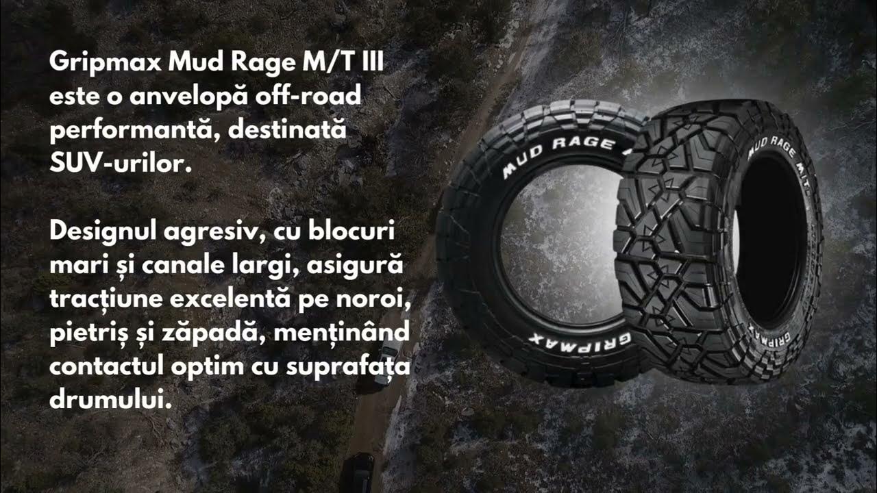 Anvelope all season GRIPMAX MUD RAGE M/T III - AnvelopeMAG.ro - YouTube