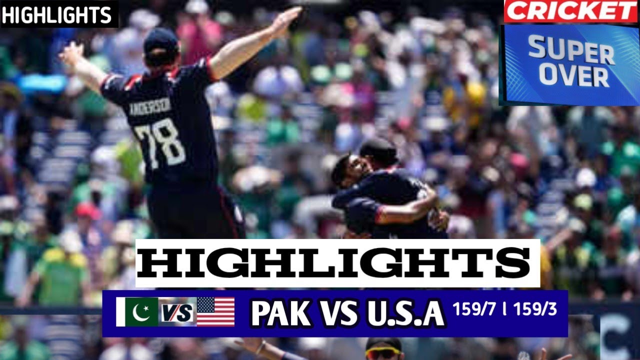 FULL HIGHLIGHTS USA Vs PAKISTAN ICC T20 world cup 2024 match । Pak vs ...