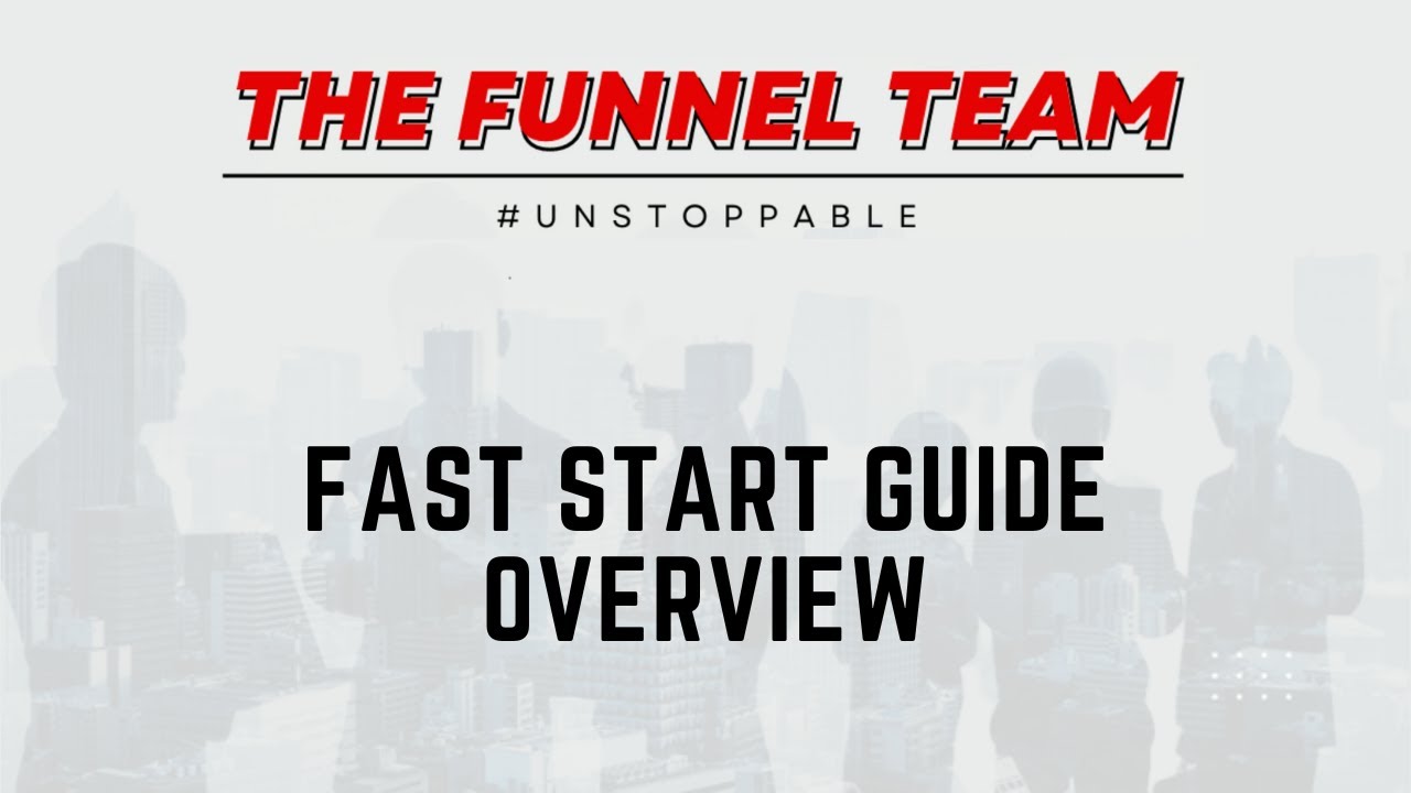 Fast Start Guide Overview - YouTube