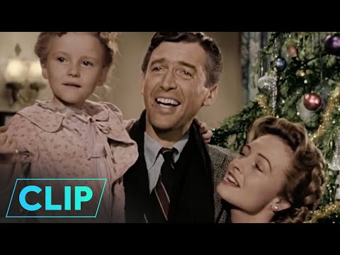 It’s a Wonderful Life (1946) | George’s Christmas Miracle | James Stewart, Donna Reed