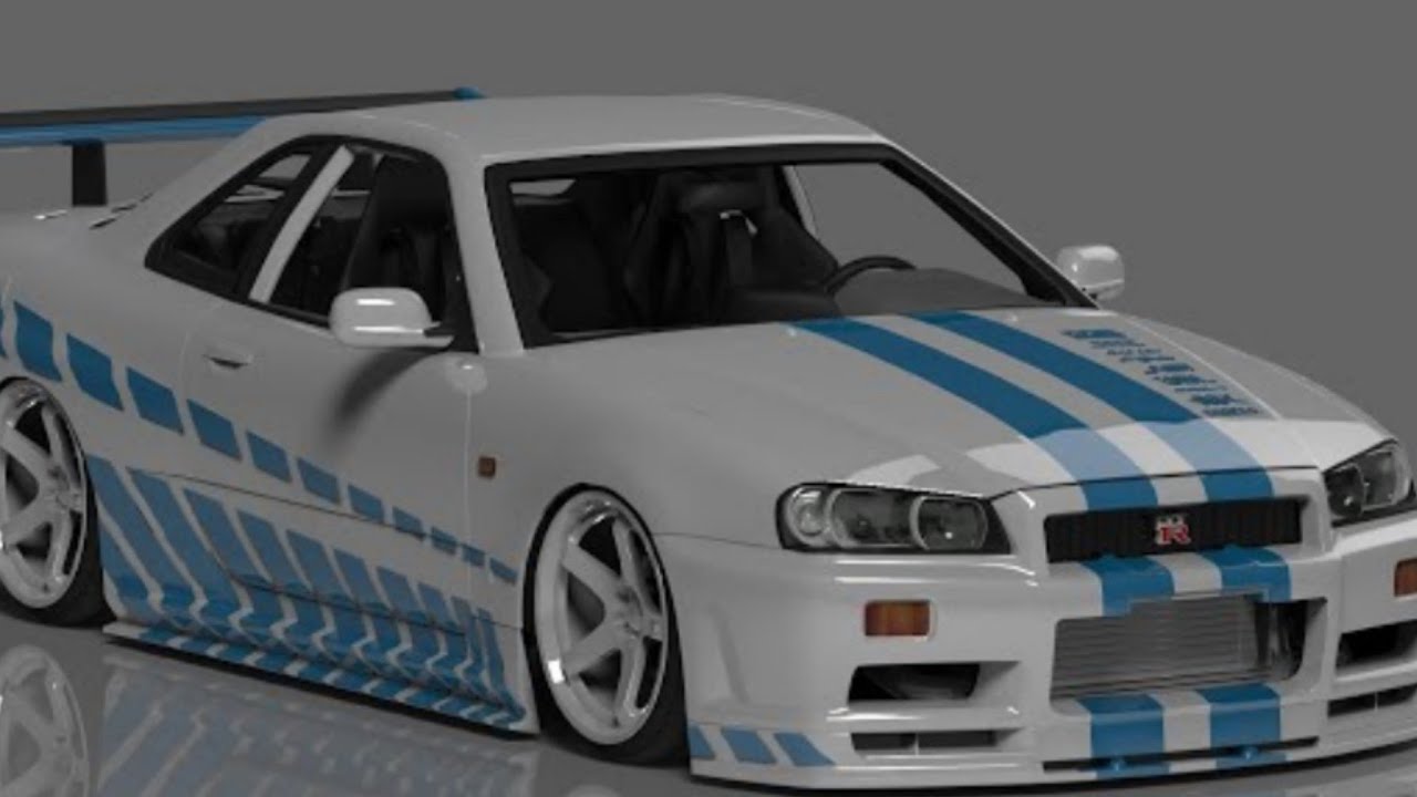 Skyline R34 4MB (SÓ DFF) leve e várias cores - GTA SA Android & PC ...