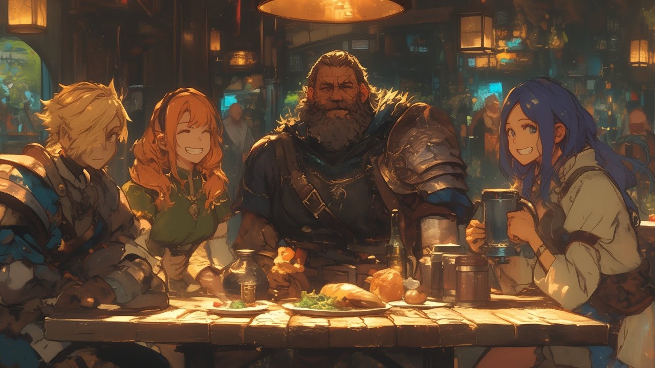 Fantasy Medieval Music, Tavern & Bard Ambience, Relaxing Sleep Music ...