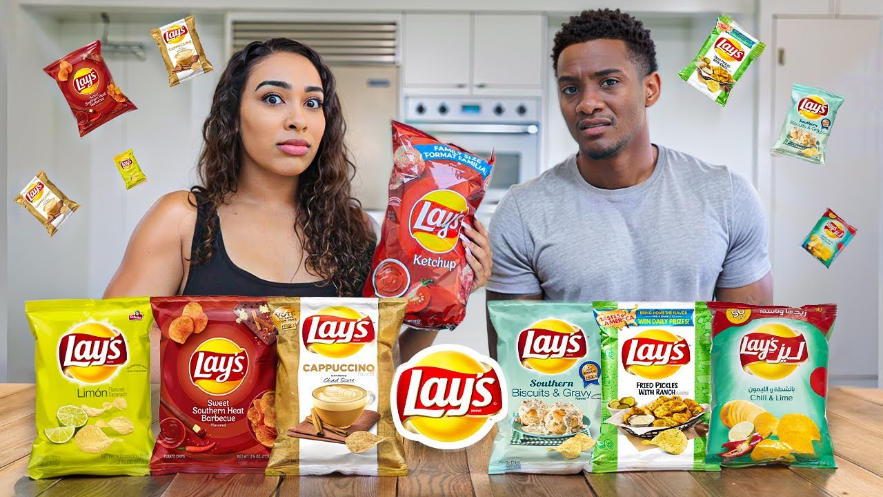 Trying The World's WEIRDEST Chip Flavors!! - YouTube