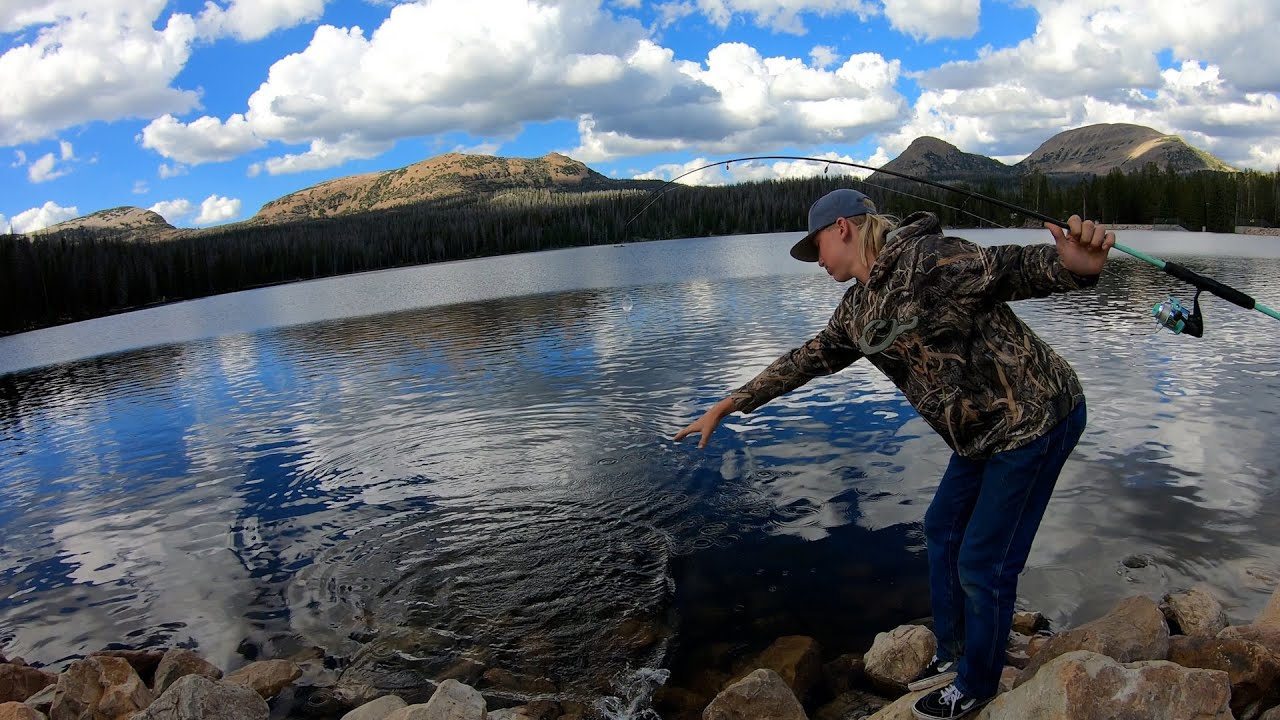 Our Adventure Uinta National Forest, Trial Lake! Cliff Jumping! Fishing ...