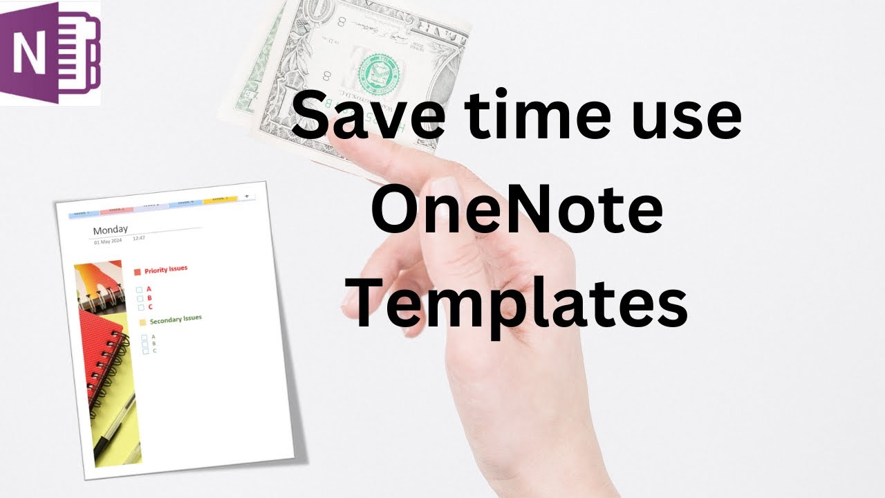 Save time with custom OneNote templates - YouTube