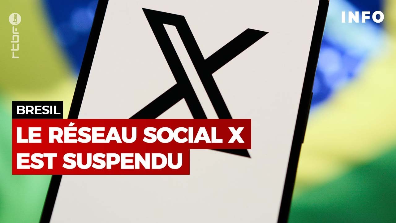 Brésil : la justice suspend le réseau social X - RTBF Info - YouTube