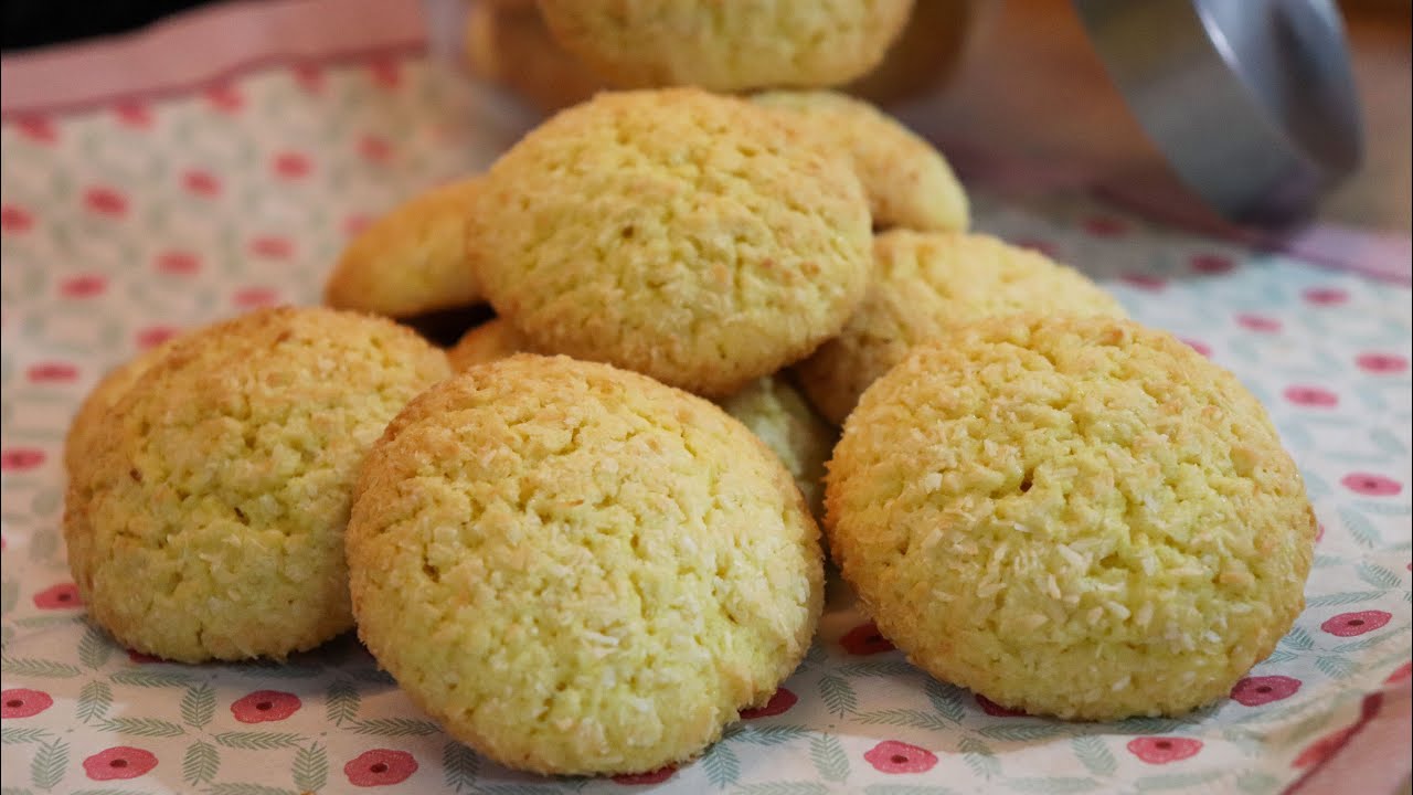 Bolachas de Coco | Receita Caseira e Fácil de Fazer - YouTube