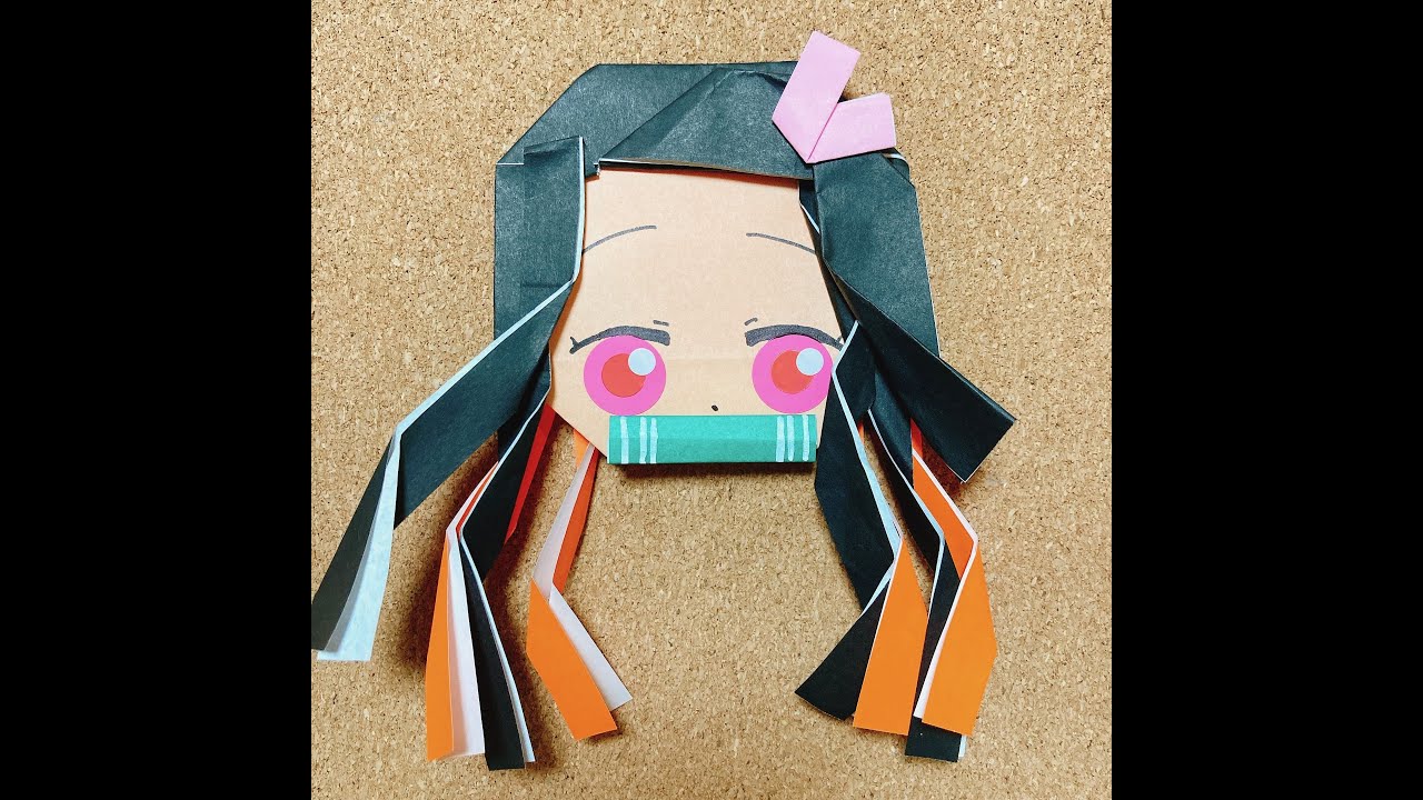 Anime Origami easy video (normal speed) 😆😆😆 | Nezuko Kamado - YouTube