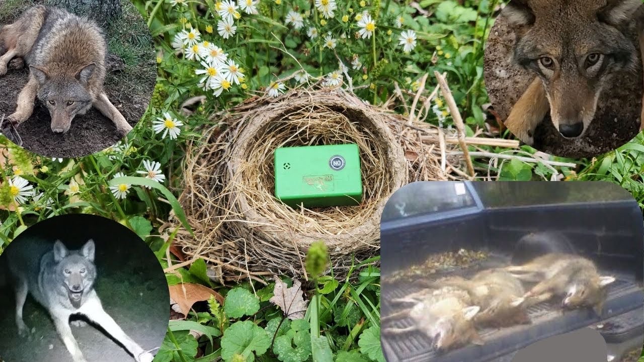 How to catch coyotes using The Kill Squeak ! #Trapping #DukeTraps # ...