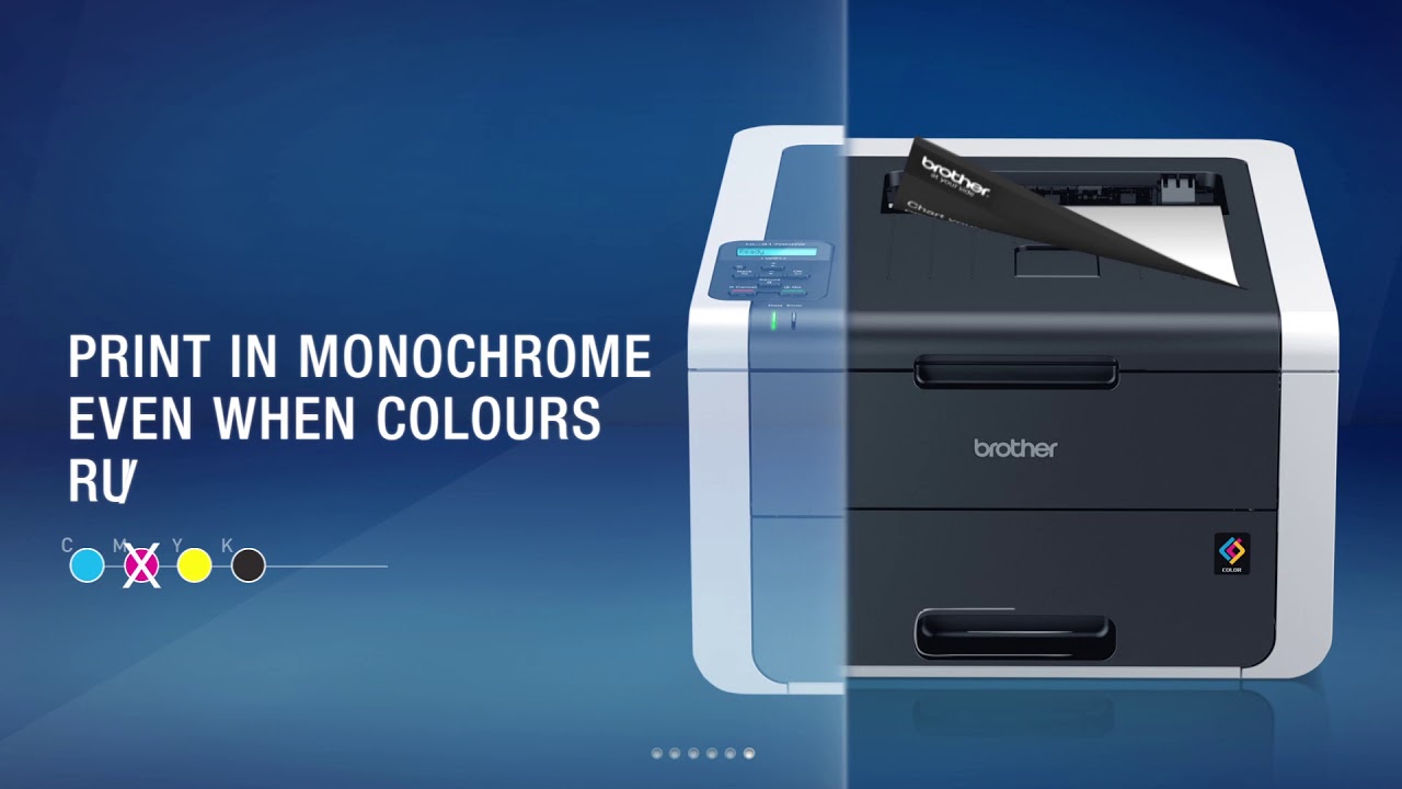 Brother Colour LED Laser Printers - YouTube