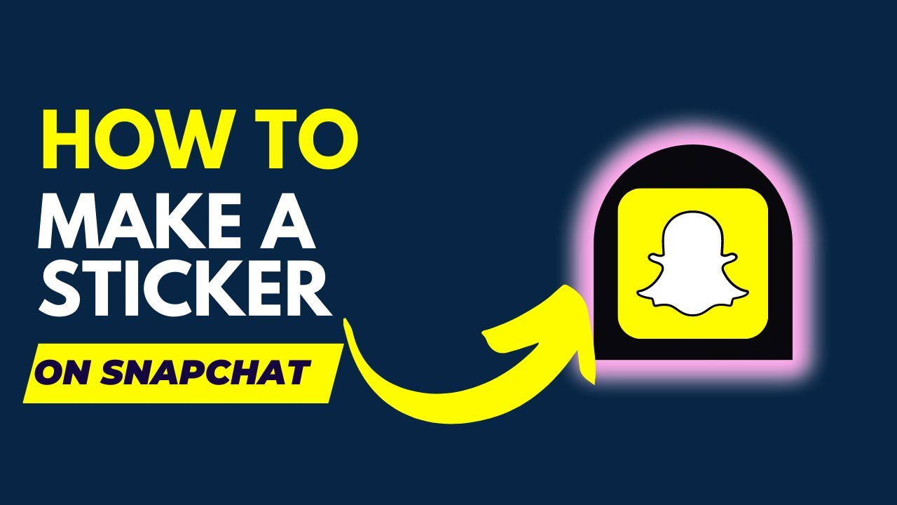 How to make a sticker on snapchat (New Update) - YouTube
