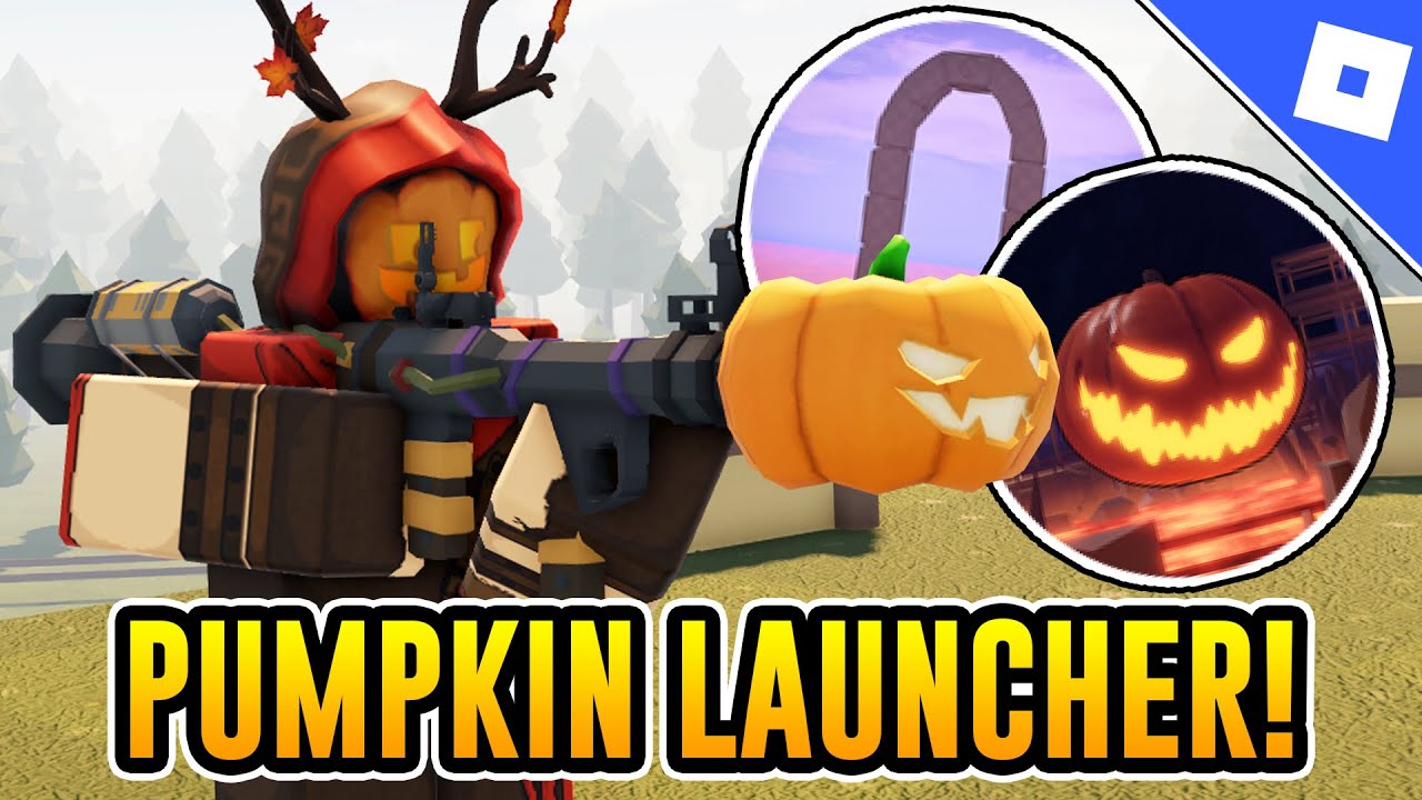 How to get the PUMPKIN LAUNCHER & KING PUMPKIN BADGE in PROTECT THE ...