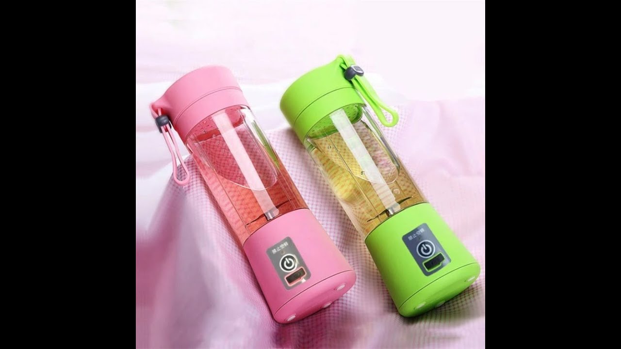 Mini Liquidificador Portátil Shake 6 Laminas + Cab - YouTube