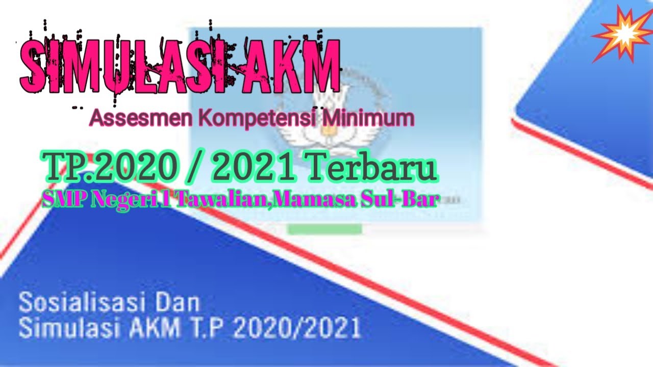 Simulasi AKM_Asesmen Kompetensi Minimum 2020 ll 2021 - YouTube