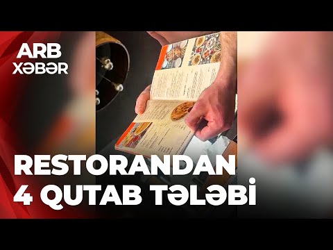 ARB XƏBƏR – Restoranda qeyri-adi şərt – Müştərilər mütləq 4 qutab sifariş verməlidir?