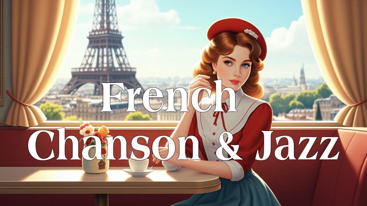【Playlist #26】French Chanson & Jazz Vibes 🪗 | Elegant Parisian Café ...