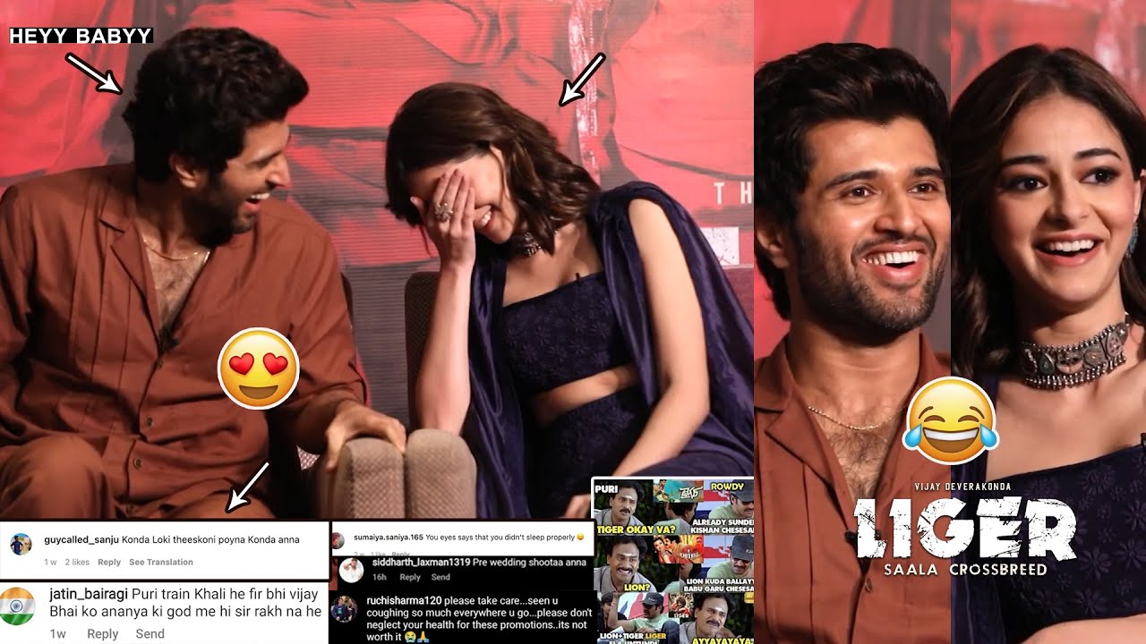 LIGER Vijay Deverakonda & Ananya Panday Reaction on Memes & Fans ...