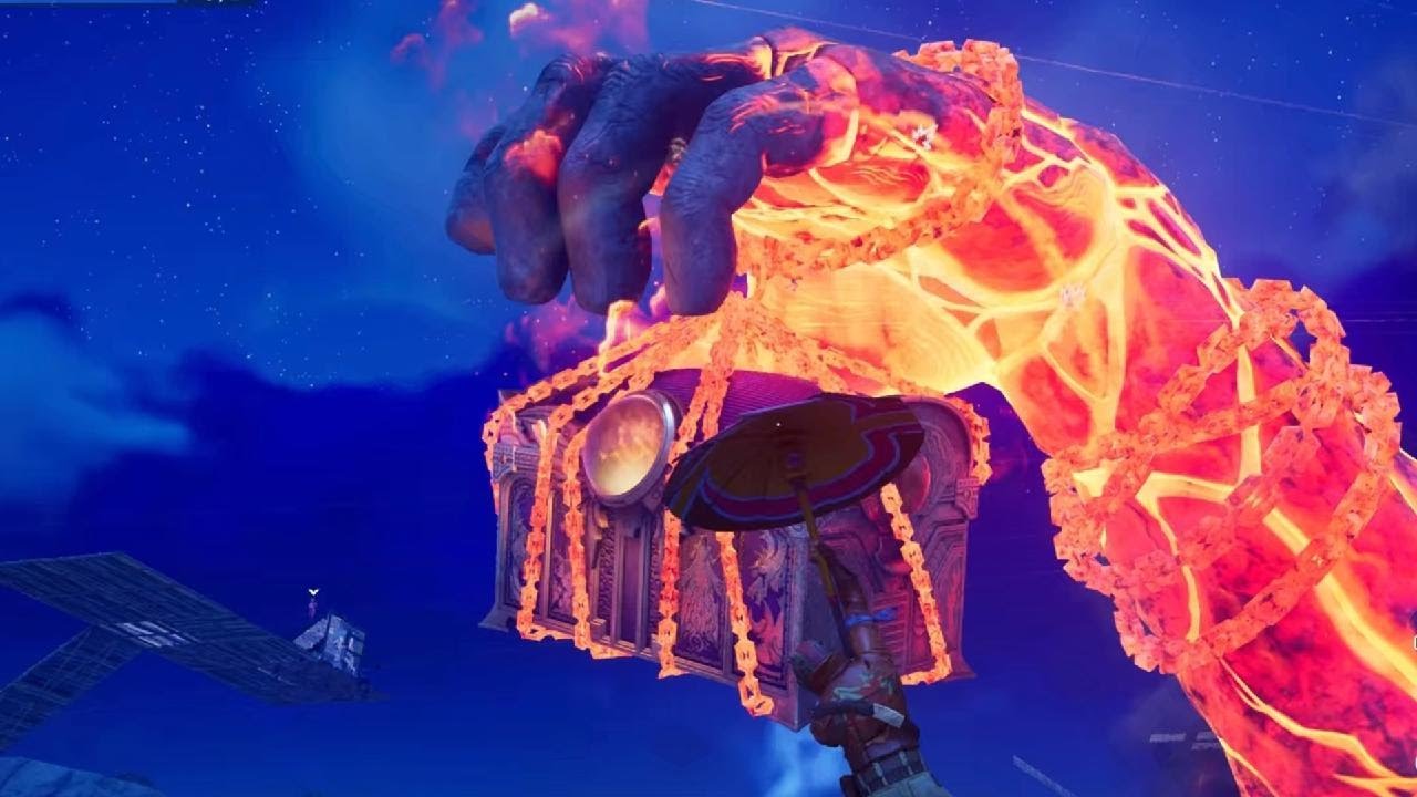Giant Hand mini live event: Fortnite Chapter 5 season 1 - YouTube