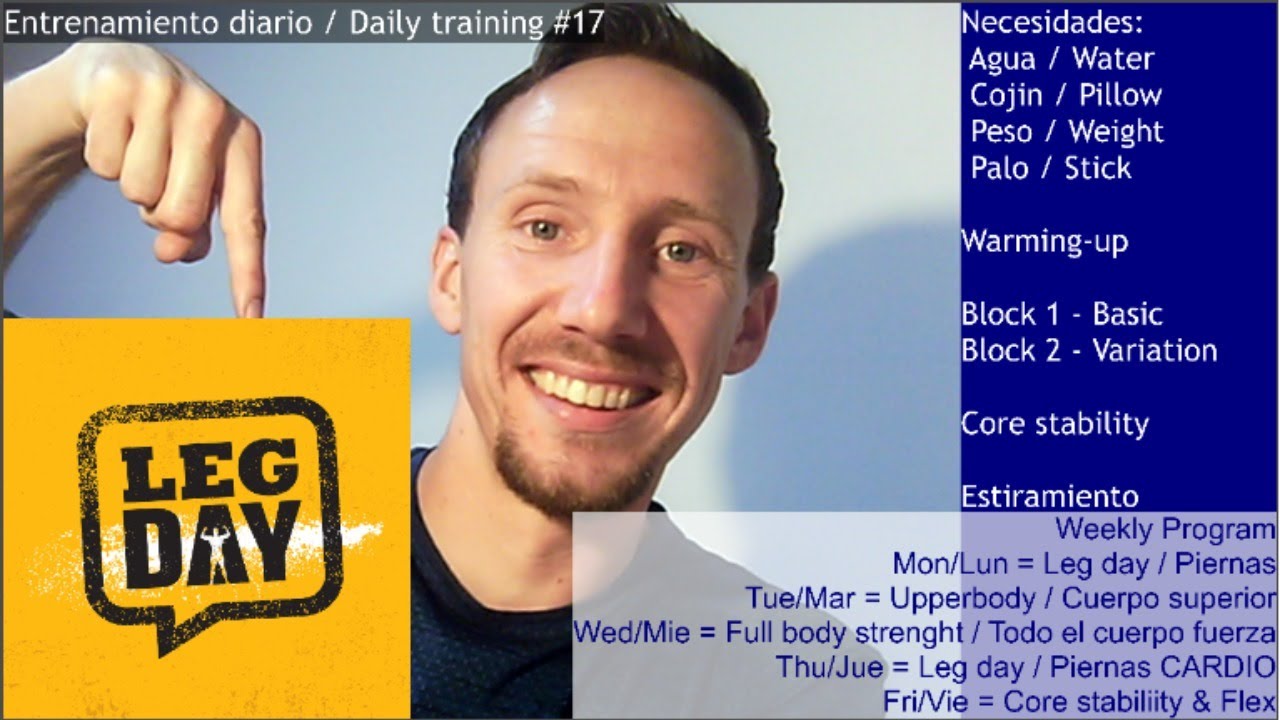 MONDAY LEG DAY! - YouTube