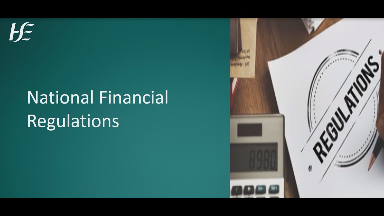 An Introduction to the National Financial Regulations (NFRs) - YouTube