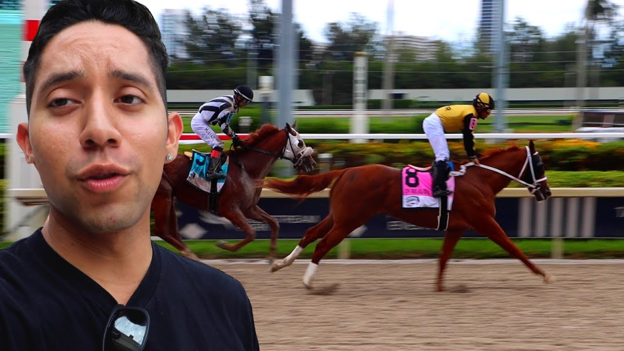 Jockey wins $200,000 after horse drag racing - YouTube