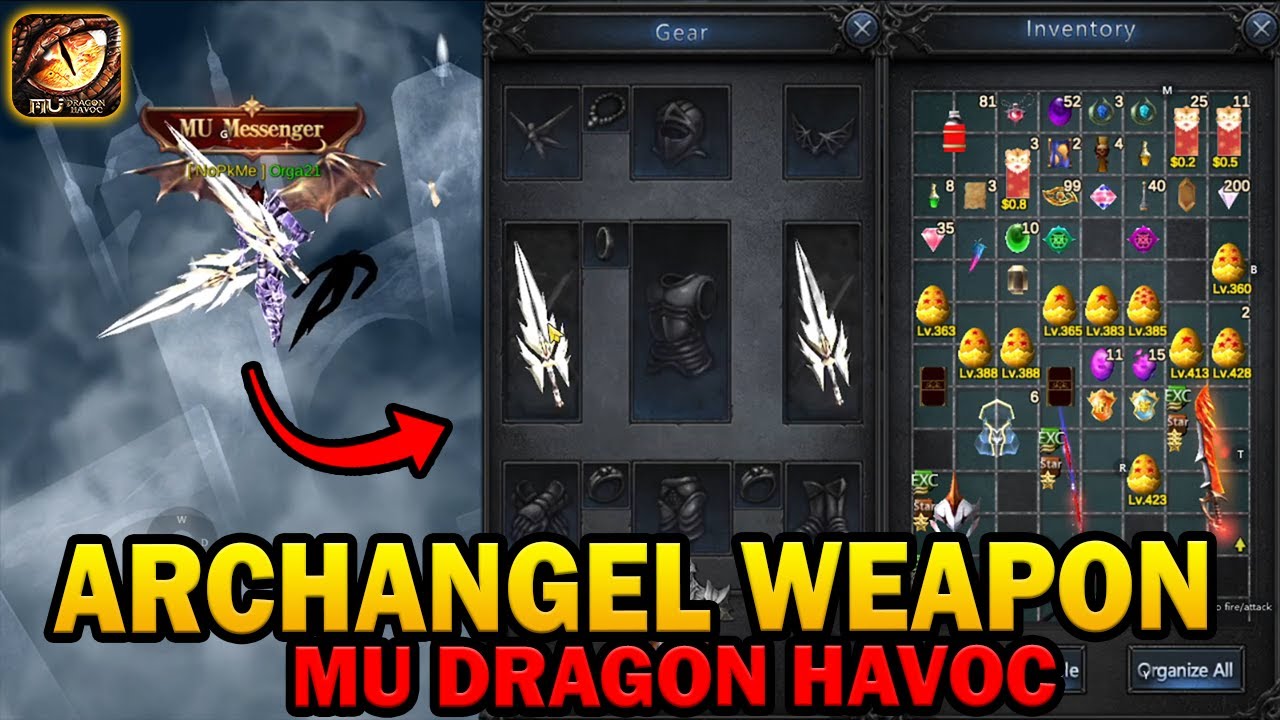 MU DRAGON HAVOC - ARCHANGEL WEEAPON | F2P | MenchDrey - YouTube