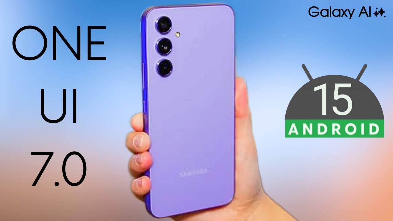 Samsung Galaxy A54 One UI 7 Android 15 - RELEASE DATE - YouTube