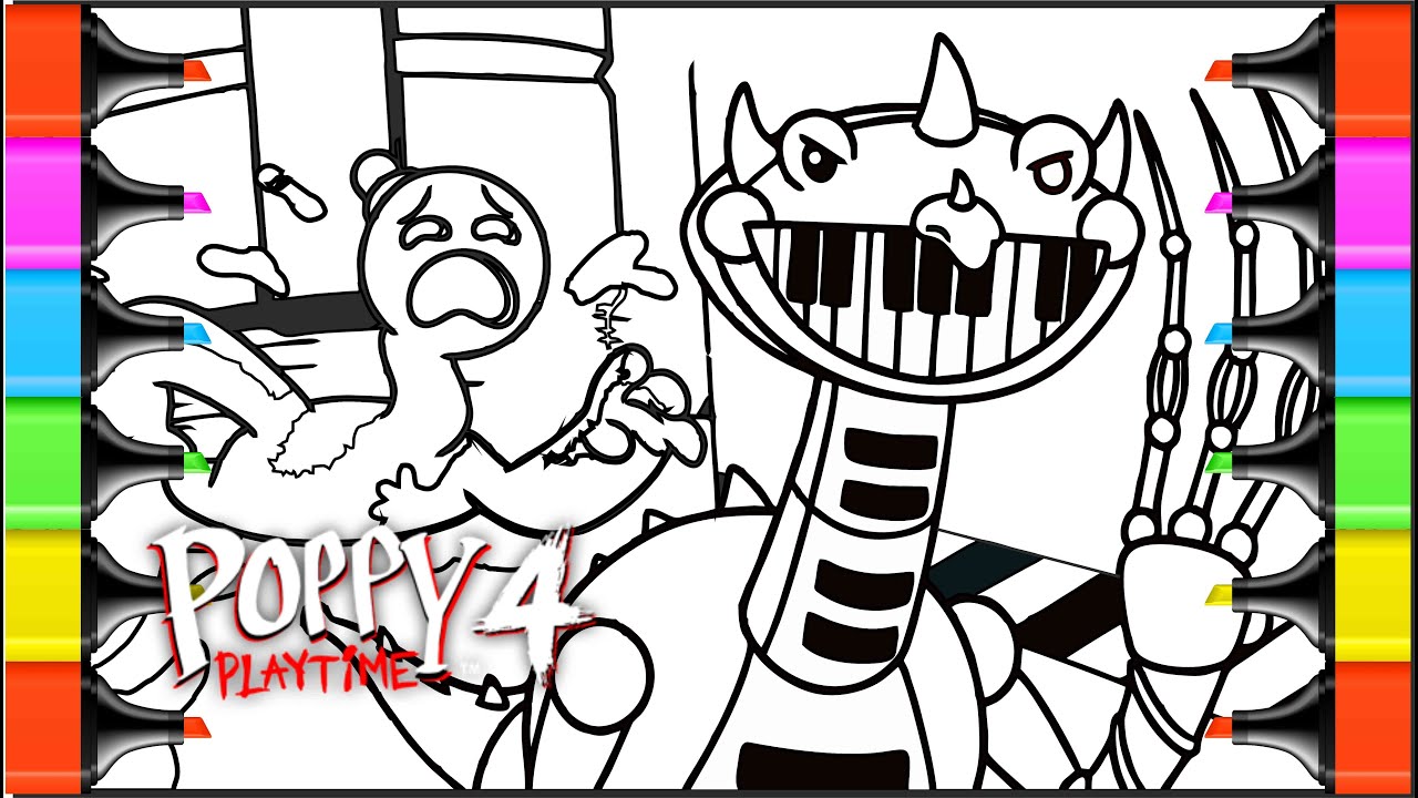 DOEY THE DOUGHMAN SAD ORIGIN STORY / Coloring Poppy Playtime Chapter 4 ...