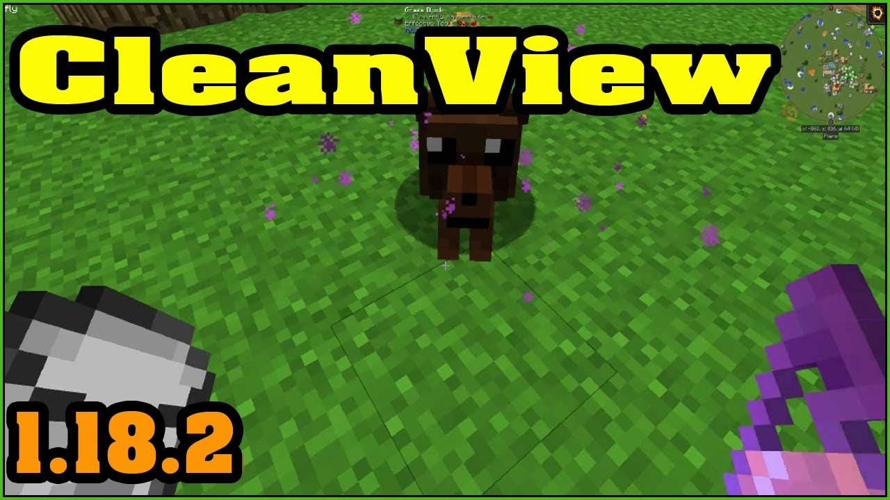 CleanView Mod 1.18.2 & How To Install for Minecraft - YouTube