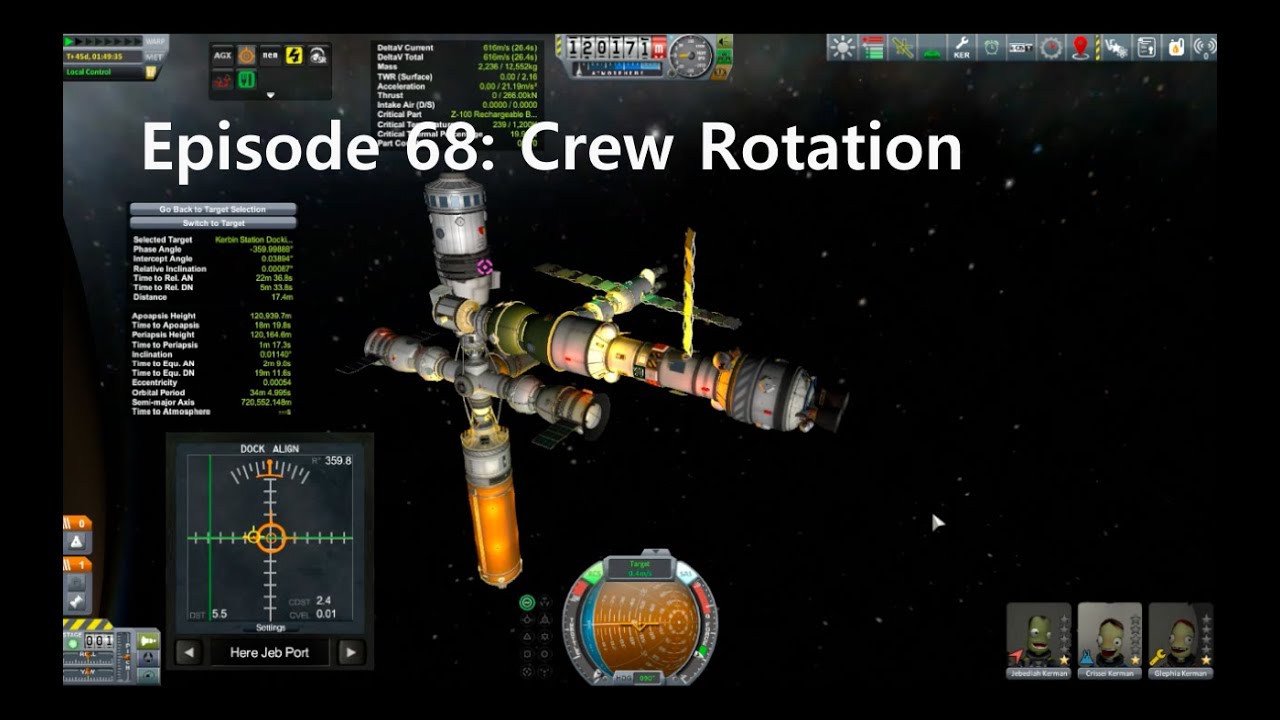 KSP Career: Episode 68 - Crew Rotation - YouTube