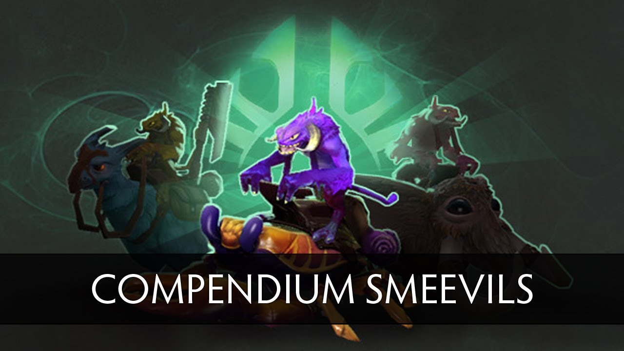 Dota 2 Compendium Courier - Smeevil - YouTube