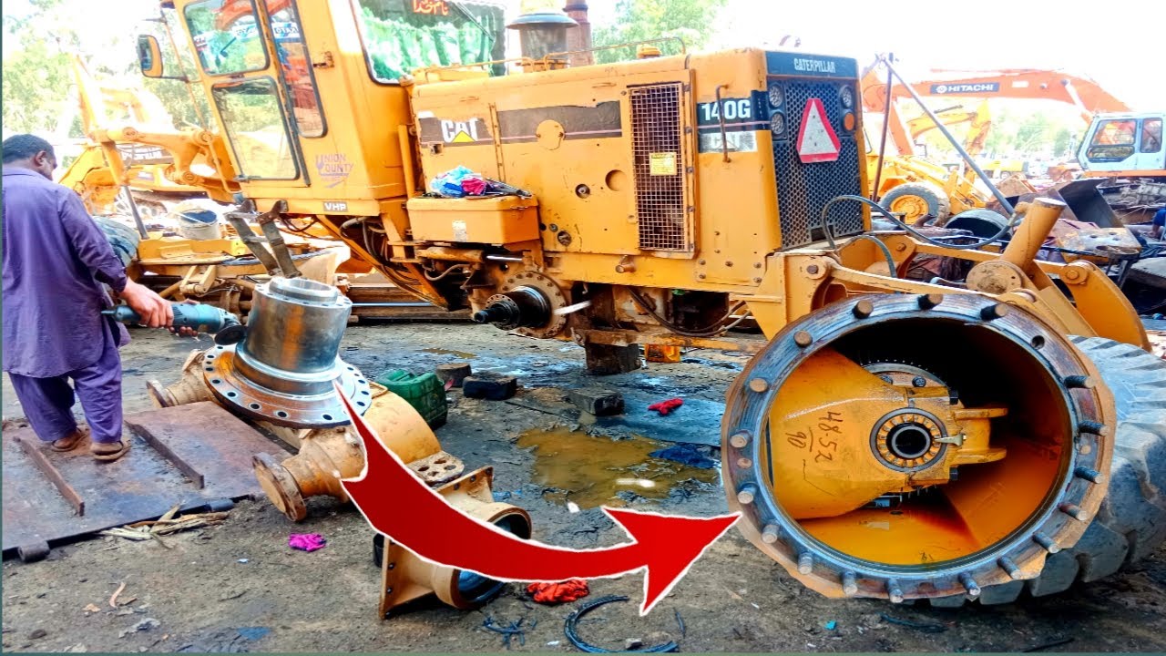 Amaizing Reparing Caterpillar Wheel Tandem || Tandem Repairing in Cat ...