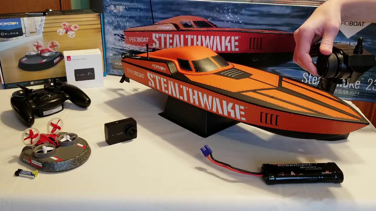 Pro Boat Stealthwake and Blade Inductrix Switch intro - YouTube