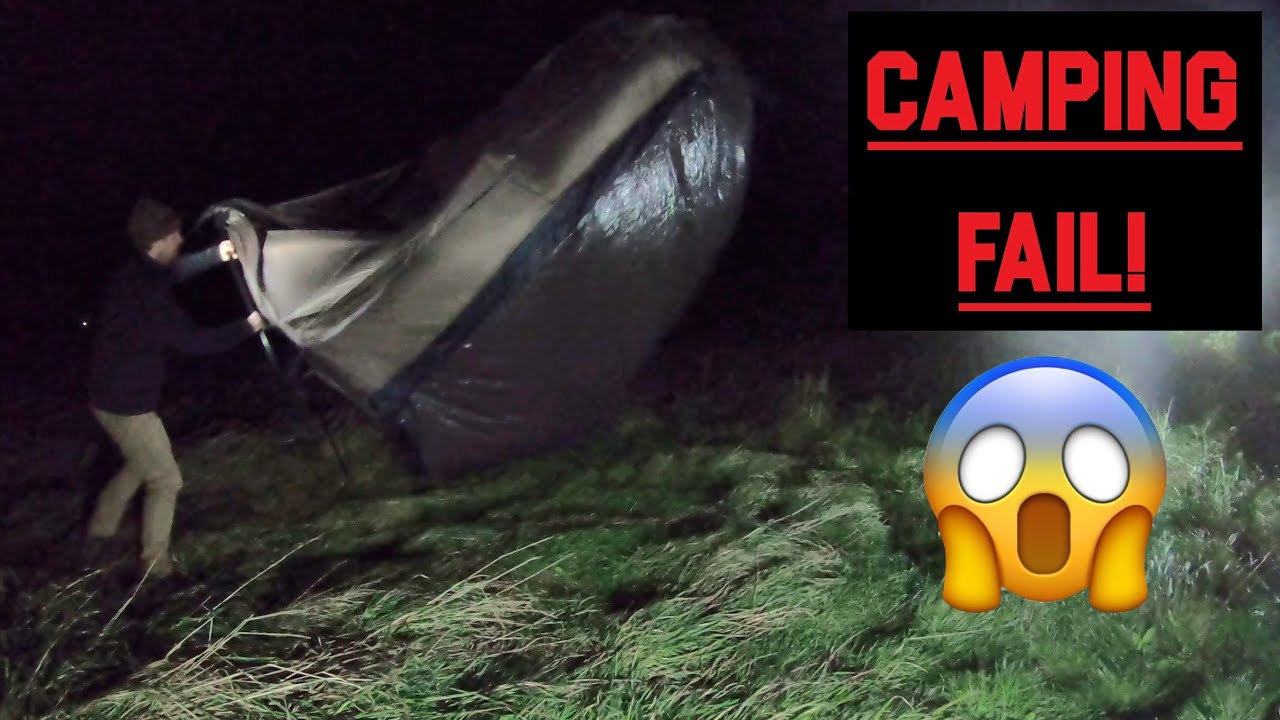 Camping Fail - Complete Disaster - YouTube