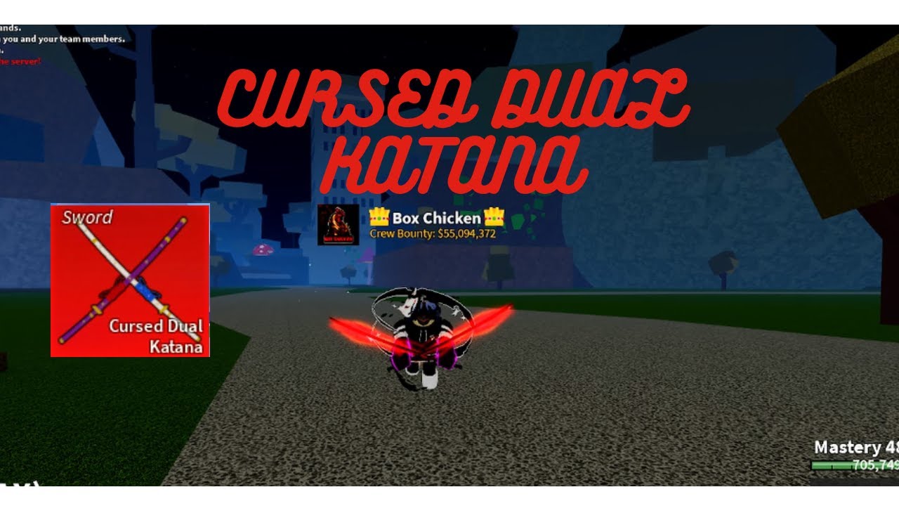 CDK the best sword? | CURSED DUAL KATANA bounty hunting - YouTube