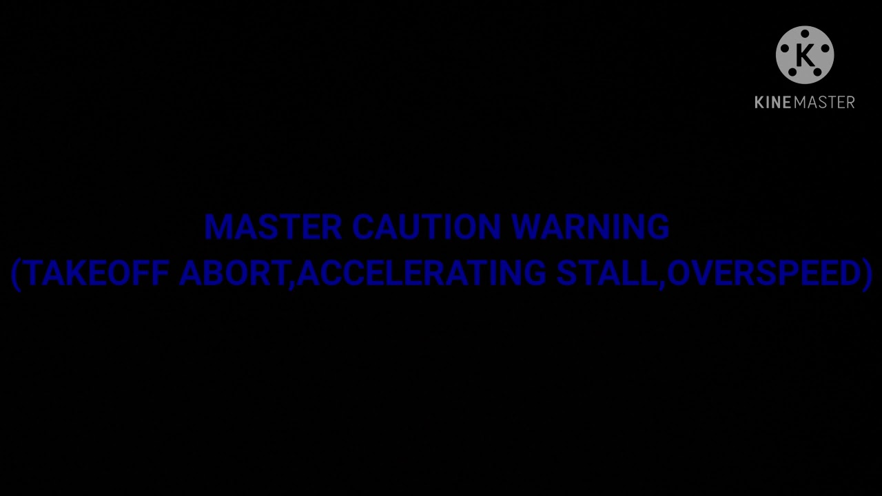 Master Caution Warning 10 minutes - YouTube