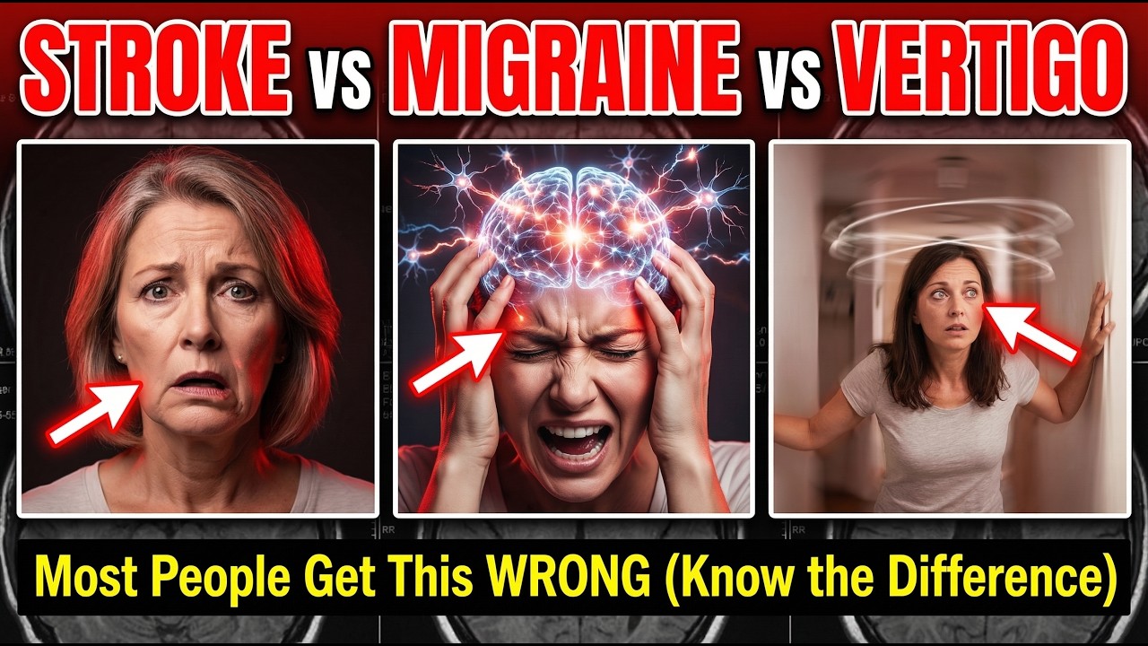 Stroke vs Migraine vs Vertigo – Know the Difference! (90% People Never ...