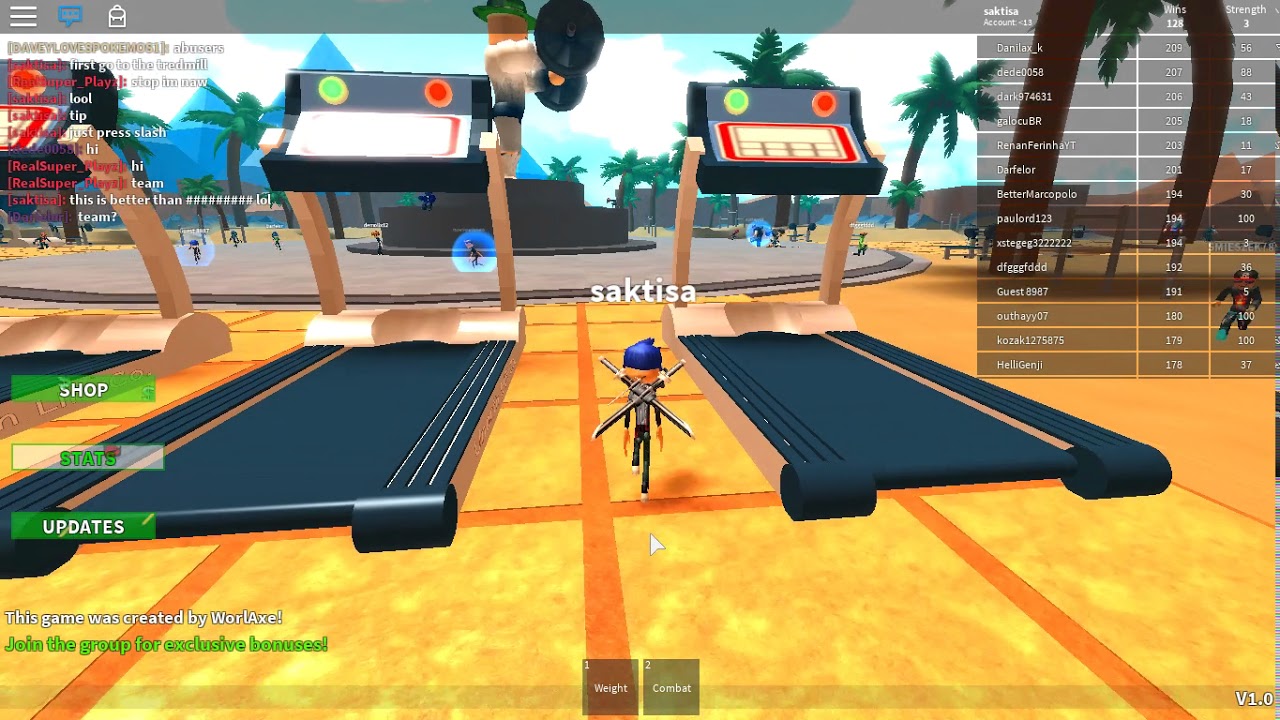 playing muscle simulator - YouTube