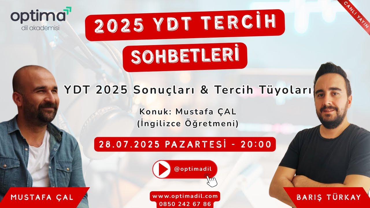 YDT 2025 Sonuçları & Tercih Tüyoları - YouTube