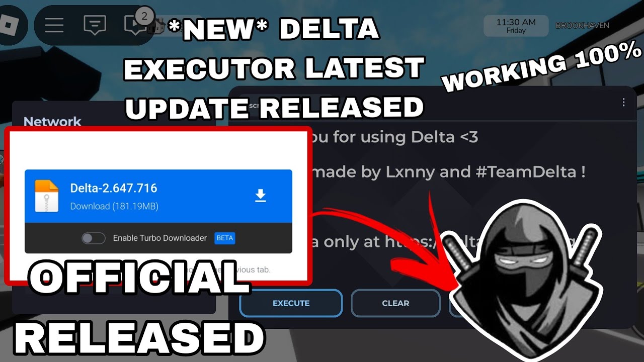 NEW Delta Executor Mobile New Update Released | VERSION 647 | Official ...