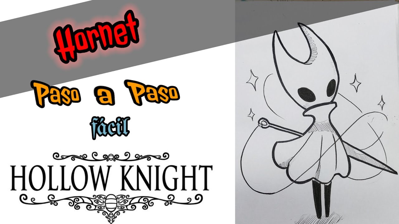 COMO DIBUJAR A HORNET - Hollow knight ( paso a paso ) how to draw ...