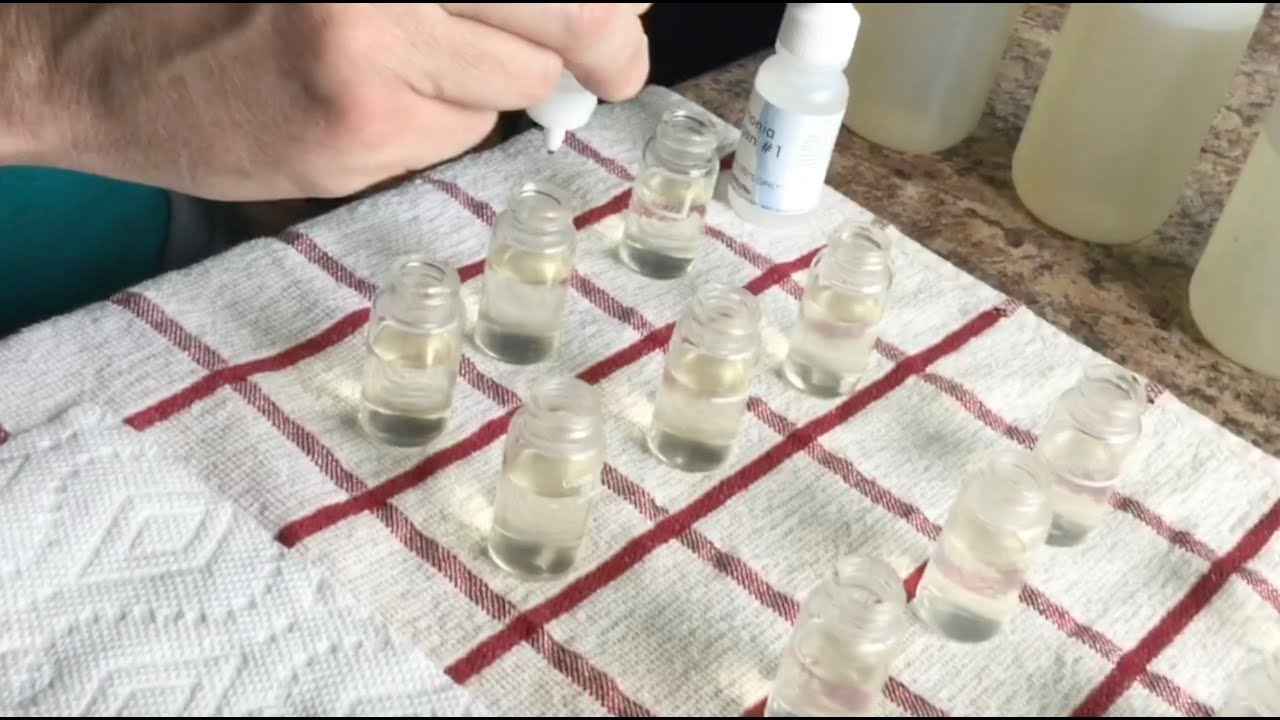 Adding Chemicals to Test Viles - YouTube