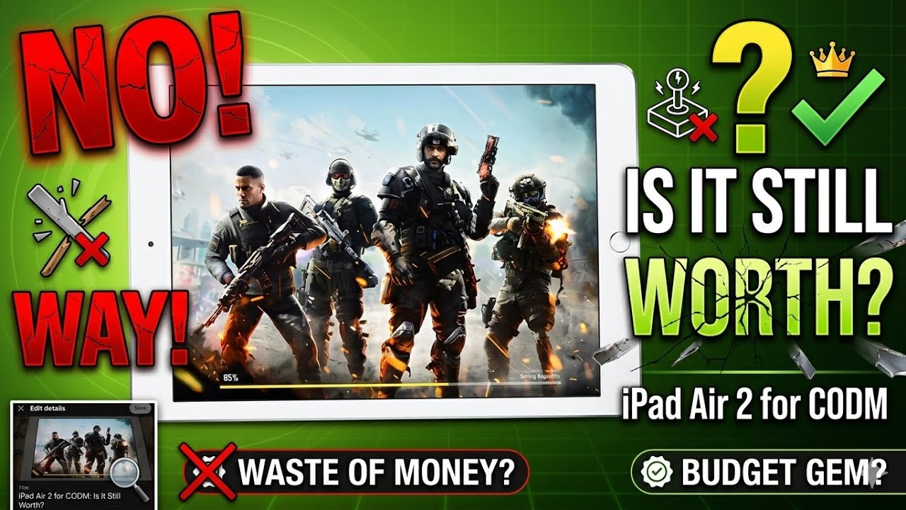 iPad Air 2 for CODM: Is It Still Worth? - YouTube