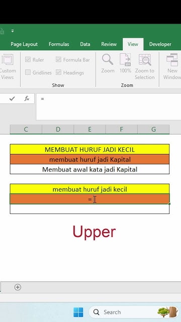 Fungsi Rumus Lower Upper Proper Diexcel Belajarexcel Excelindonesia Jagoexcel Tutorial