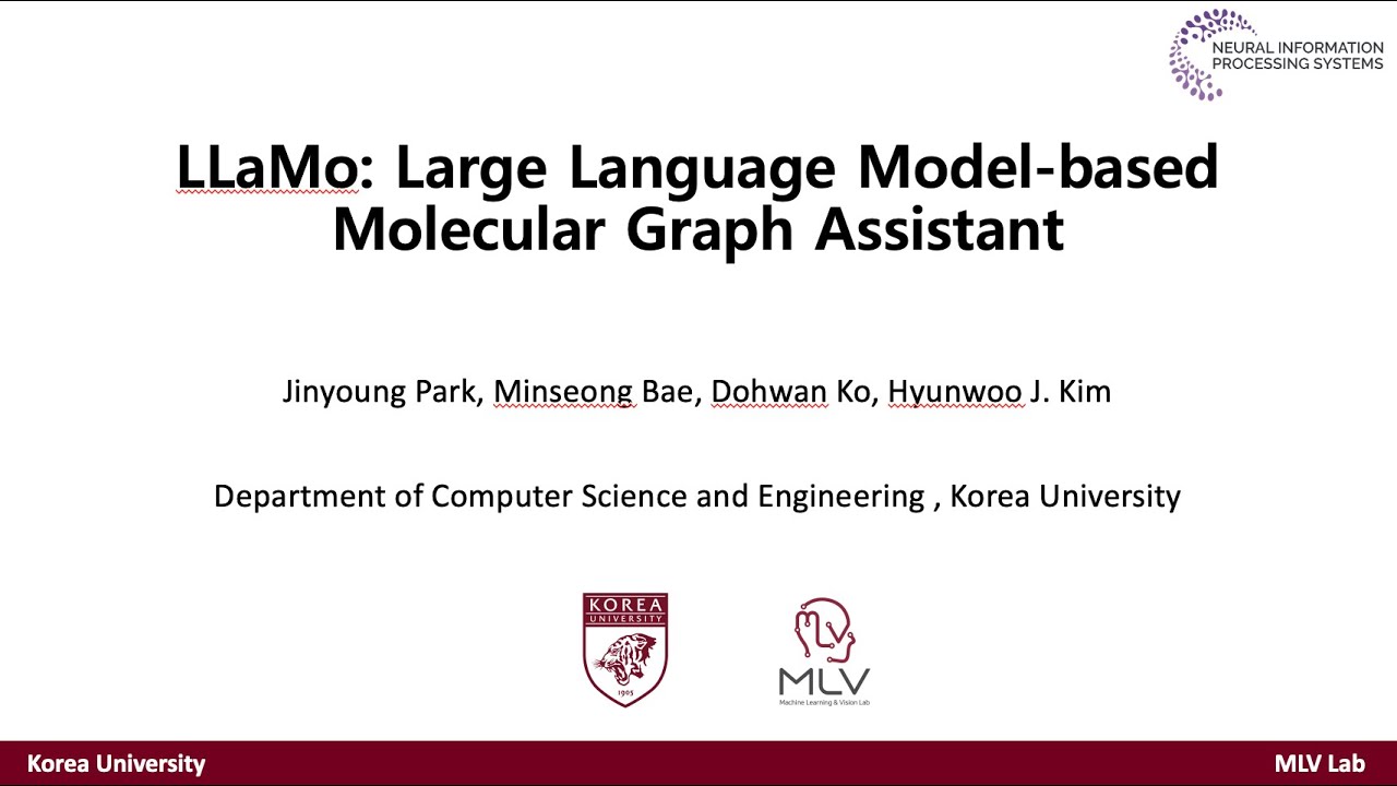 [NeurIPS 2024] LLaMo: Large Language Model-based Molecular Graph ...